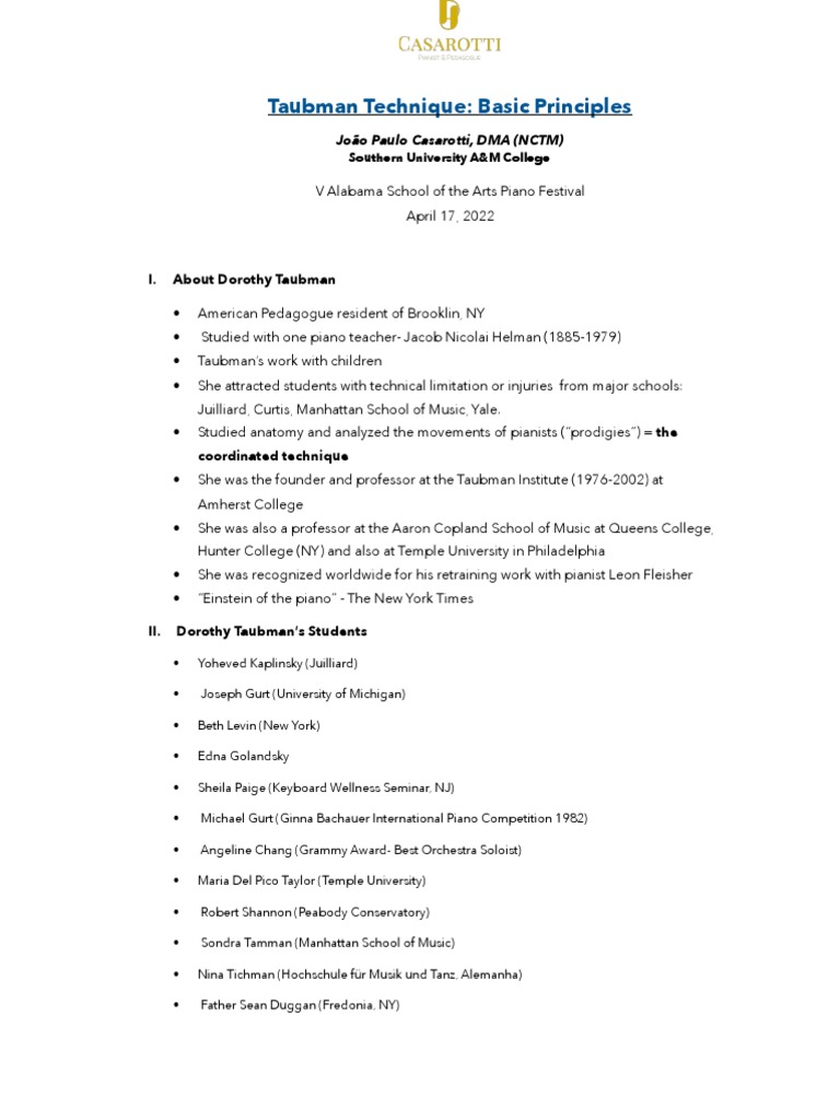 Taubman+Technique +Basic+Principles+ (Handout - English) .2022 ASOTA ...