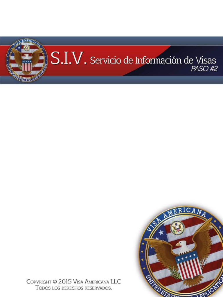 SIV (Servicio de Información de Visas) | PDF | Visa de viaje | Visa Inc.