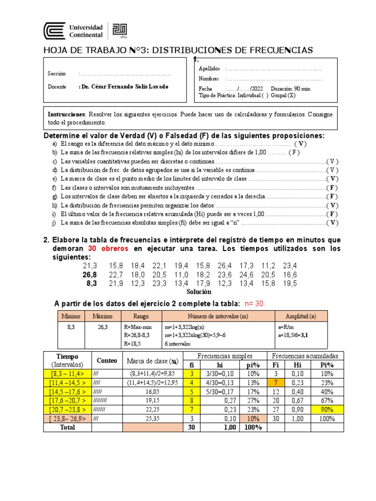 Hojas De Trabajo De Tiempo, Intervalos De 5 Minutos