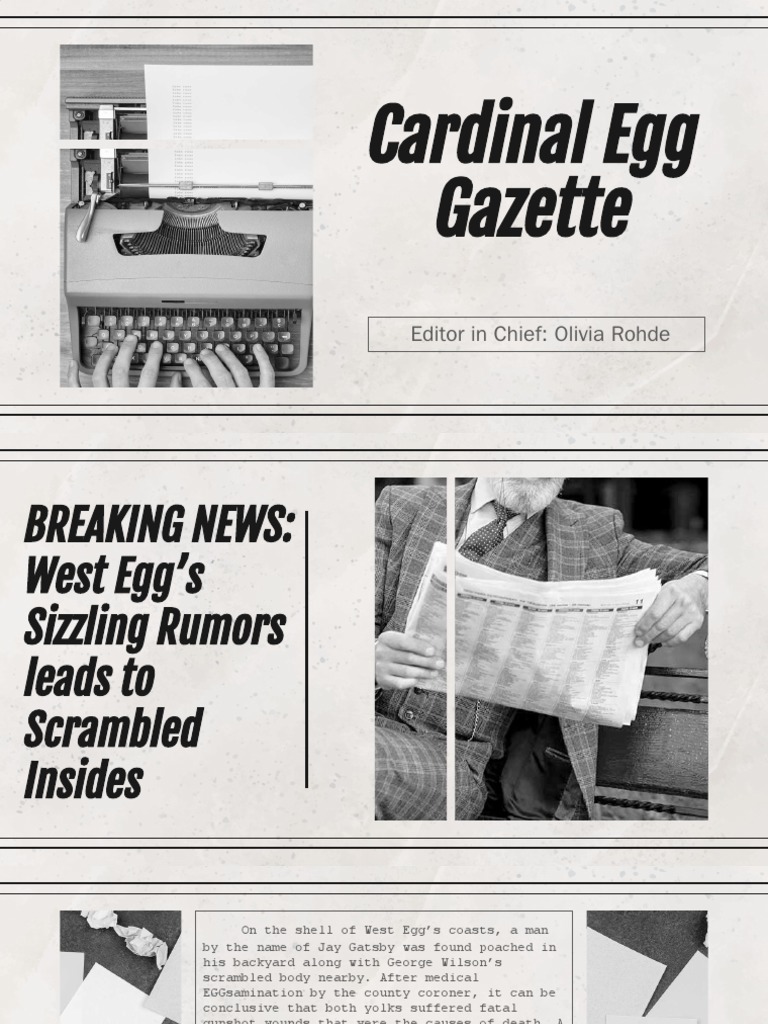 Newspaper Article Final Assignment 1 | PDF | The Great Gatsby