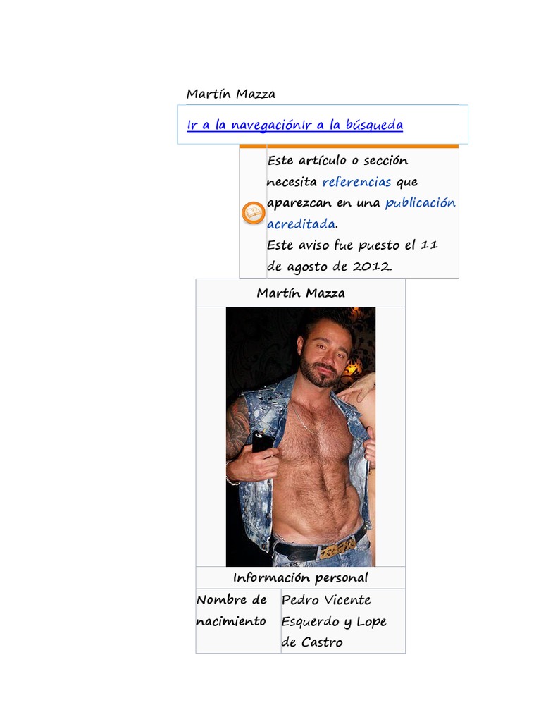 Martín Mazza | PDF | Wikipedia
