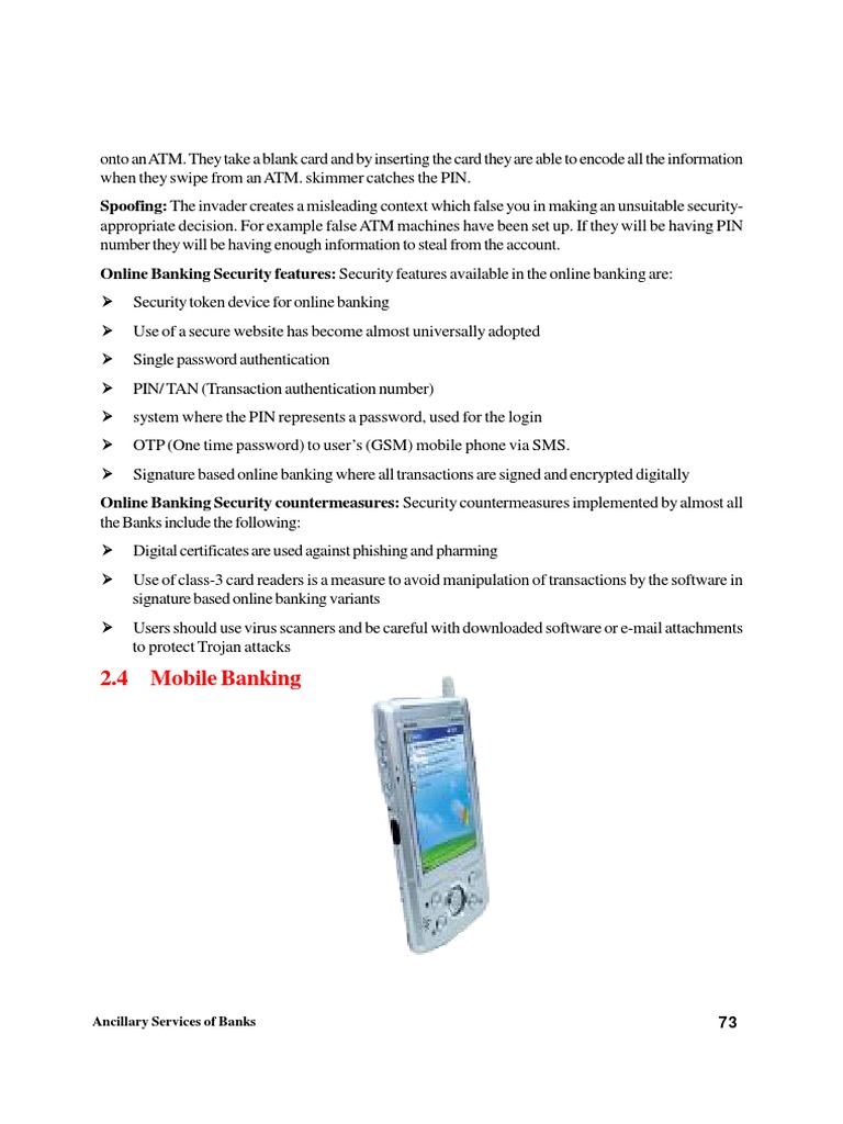 Mobile Banking and Internet Banking | PDF | Online Banking | Banks ...