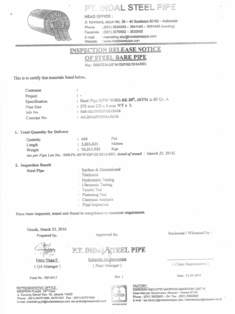 Mill's Certificate | PDF