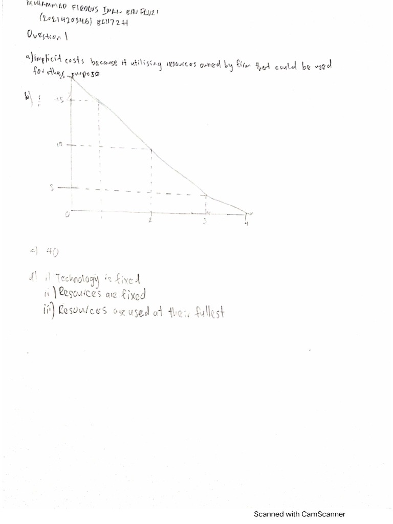 Eco162 Muhammad Firdaus Iman Bin Fauzi 2021420346 | PDF
