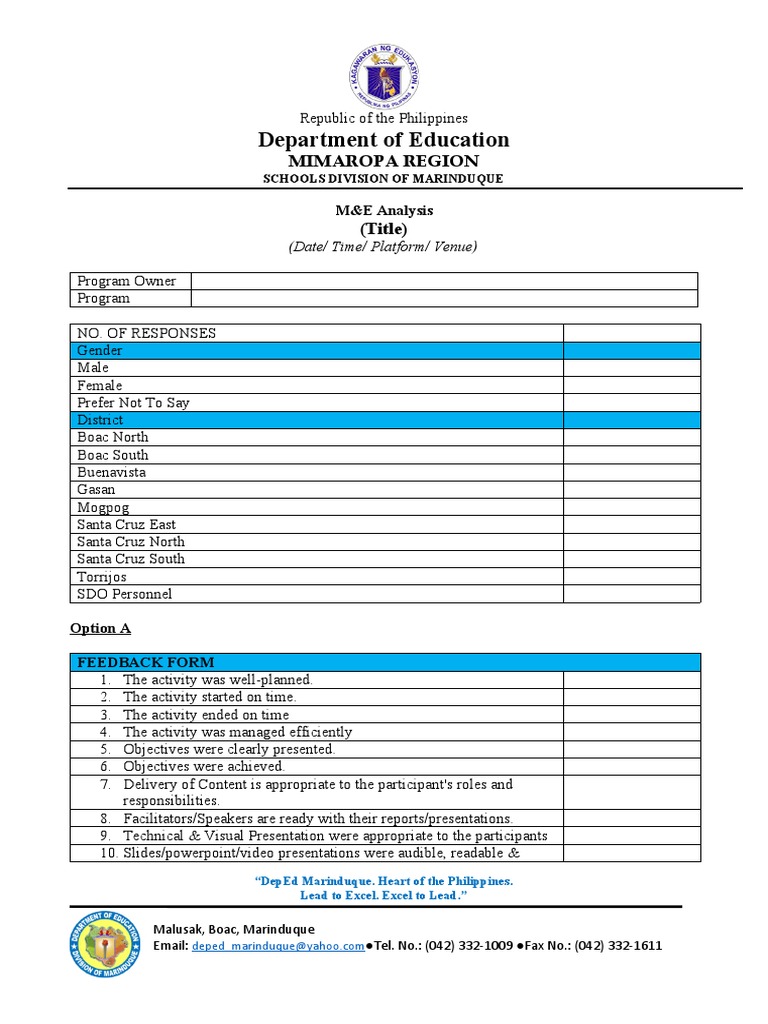 Department of Education: Mimaropa Region | PDF | Cognition | Communication