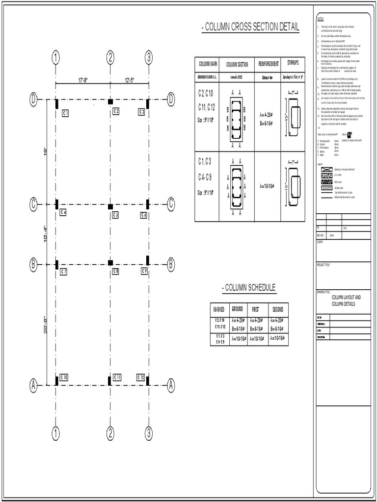 Column Gwalior | PDF | Column | Structural Engineering