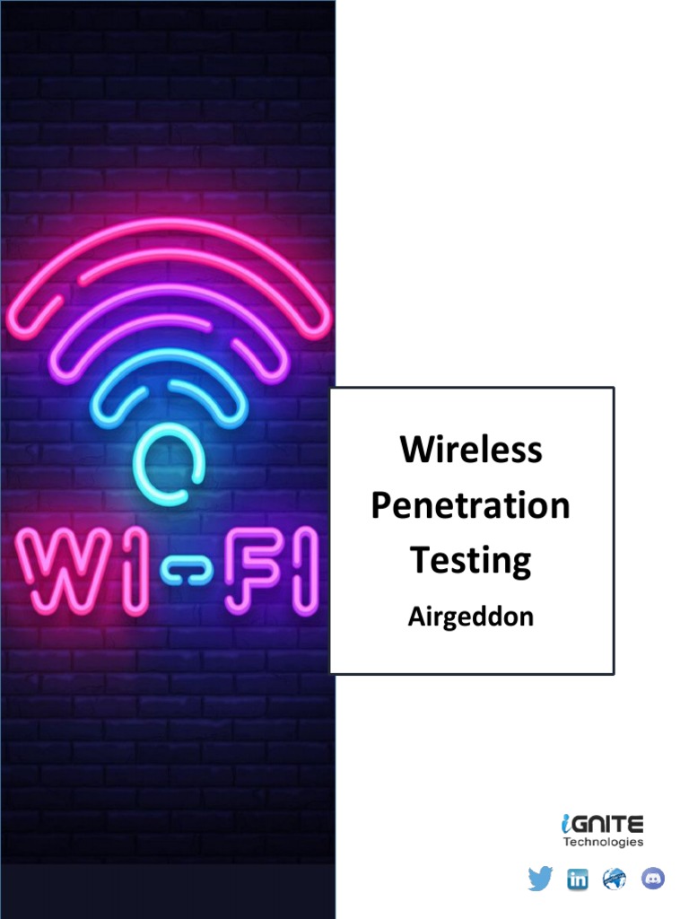 Wireless Penetration Testing: Airgeddon | PDF | Wireless Access Point ...