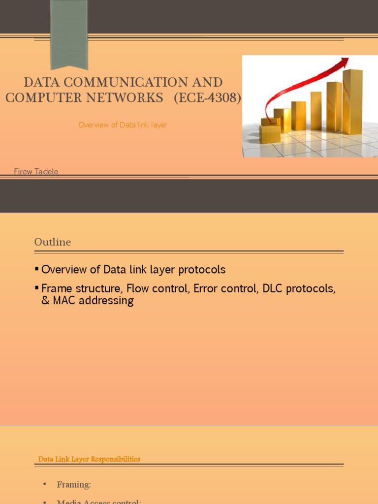 Data Communication and Computer Networks (Ece-4308) : Overview of Data Link Layer | PDF | Error ...