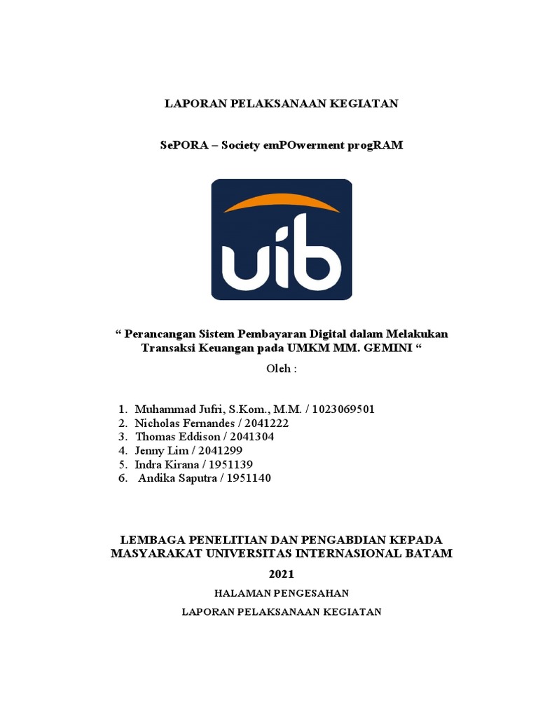 Laporan UAS - Nicholas Fernandes - 2041222 - Kelompok 7 | PDF