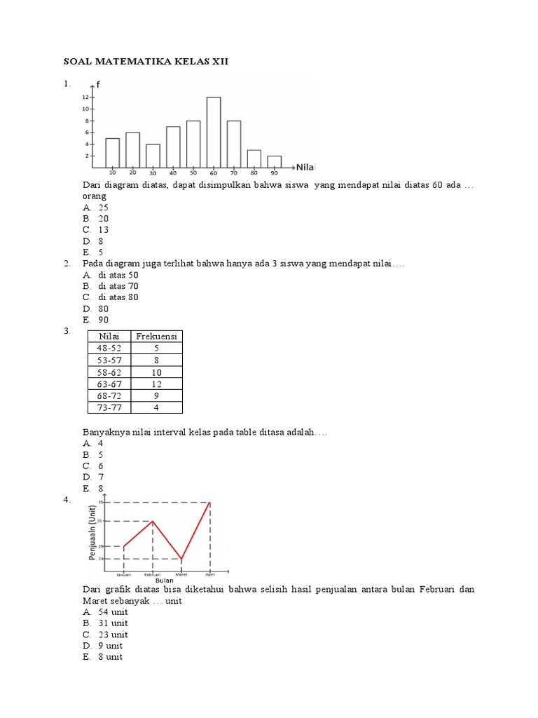 Matematika Xii | PDF