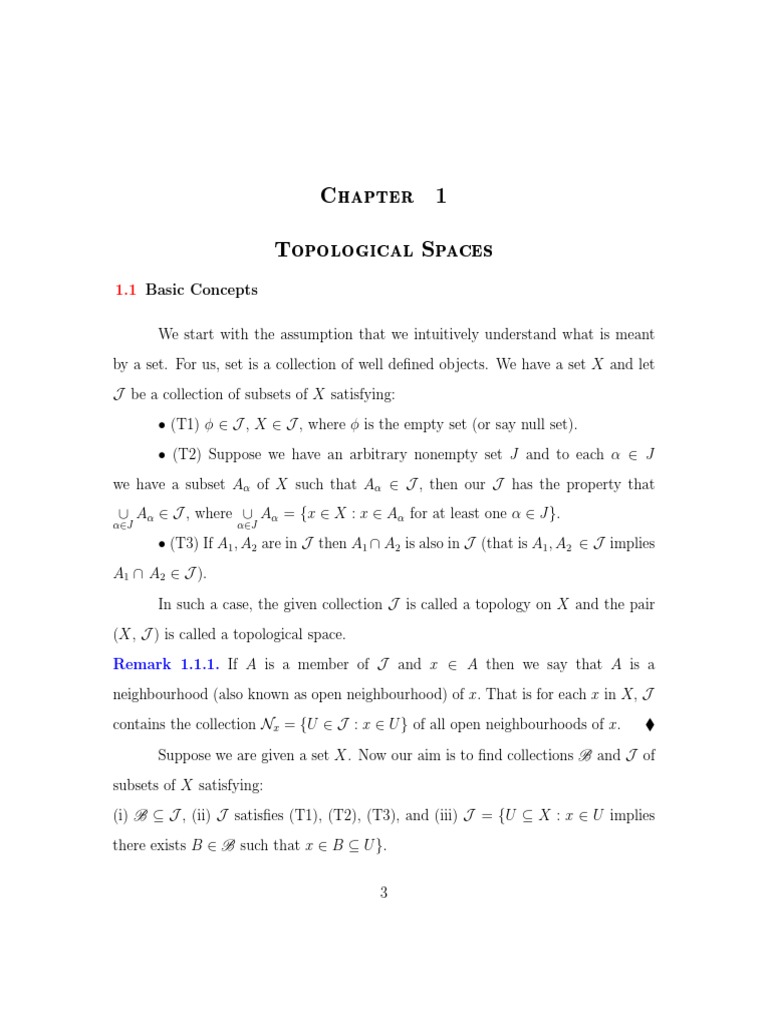Topology NPTEL Lecture Notes by Dr. Veermani | PDF | Metric Space ...