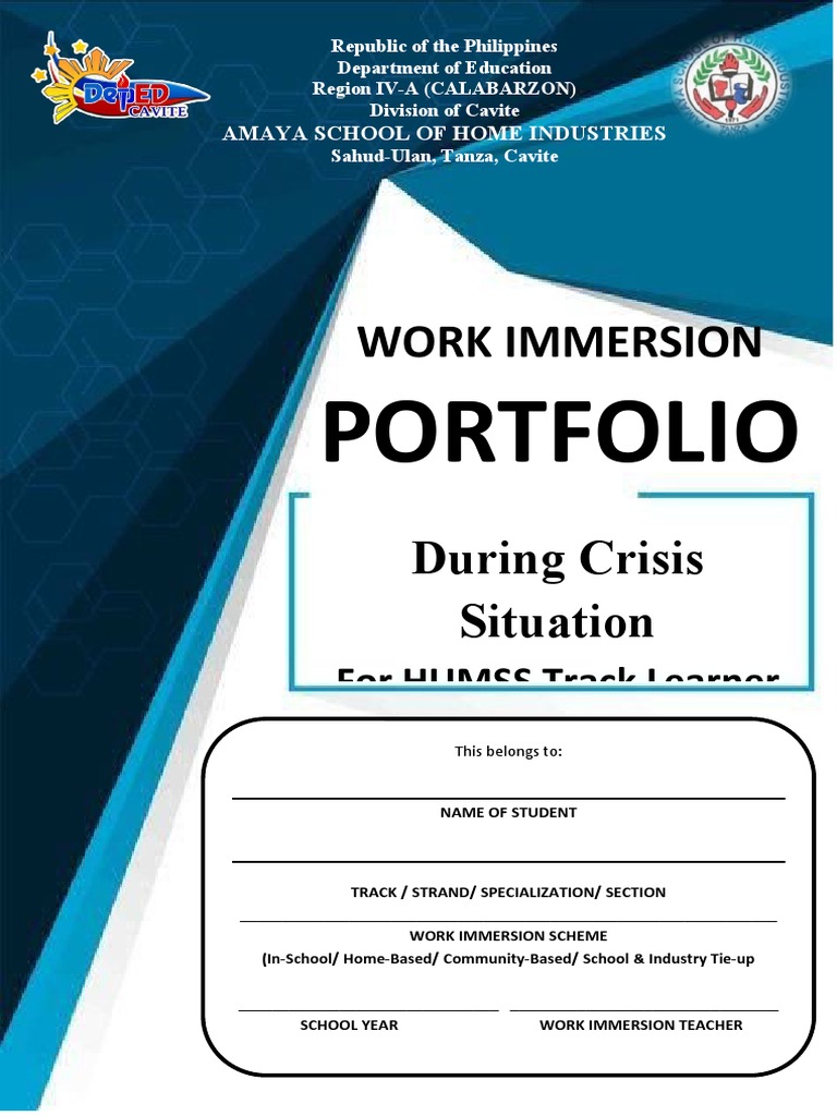 HUMSS Work Immersion Guide | PDF | Job Interview | Leadership