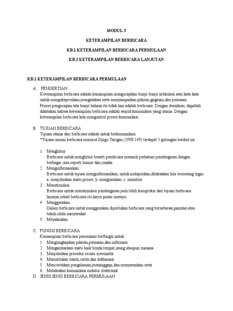 Rangkuman Modul 3 | PDF