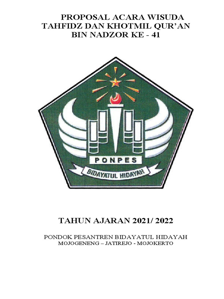 Proposal Wisuda 41 | PDF