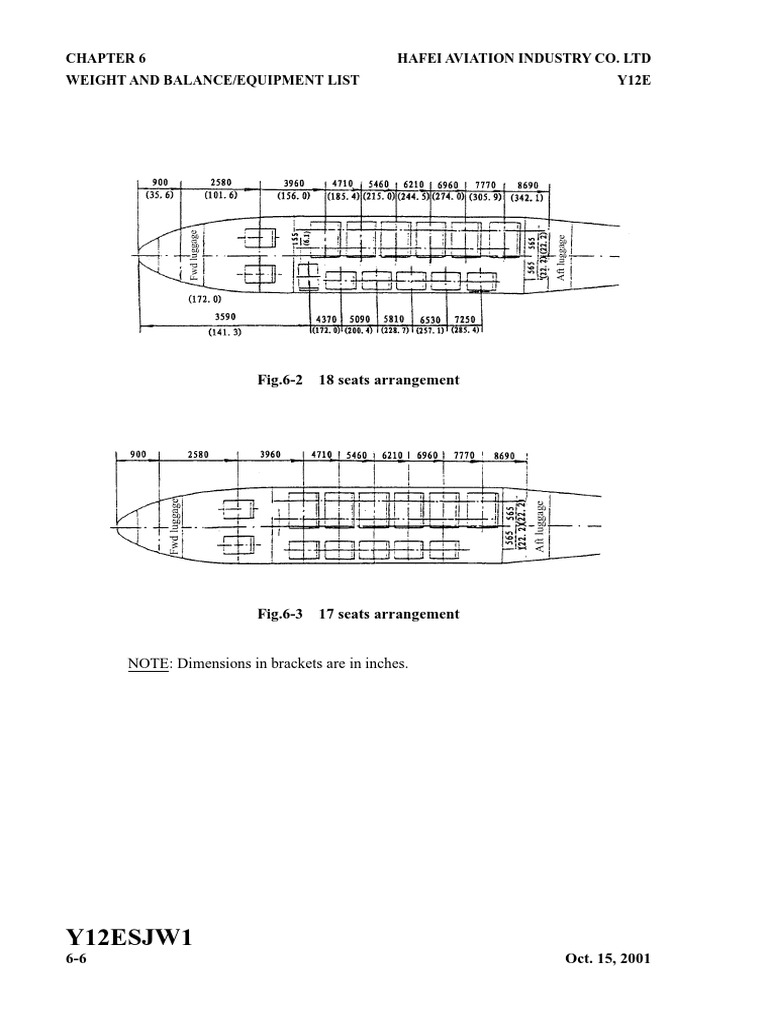 Y12E Weight and Balance Guide | PDF | Technology & Engineering