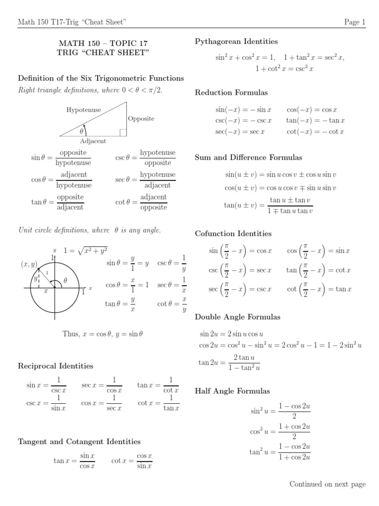 Trignometry | PDF | Sine | Trigonometric Functions