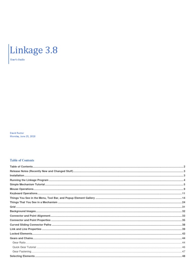 Linkage 3.8: User's Guide | PDF | Microsoft Windows | Button (Computing)