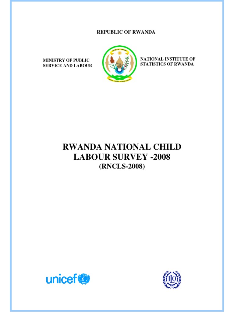 Rwanda Child Labour Report English NISR | Download Free PDF ...