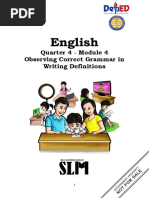 English 10 Quarter 4 Module 4 | PDF | Clause | Pronoun