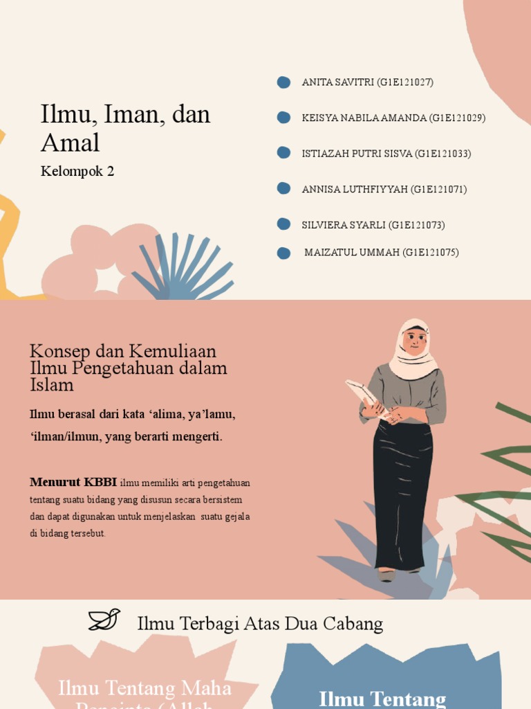 Kelompok 2 Agama (Ilmu, Iman, Dan Amal) | PDF | Filsafat | Sains ...