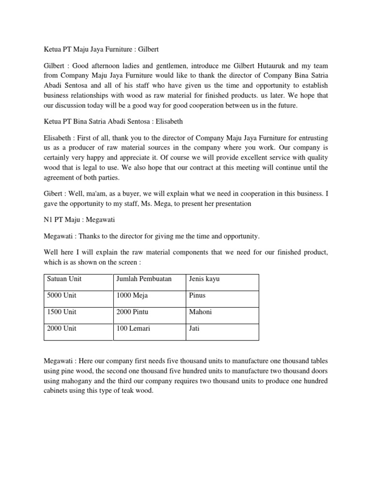 Script Bahasa Inggris | PDF