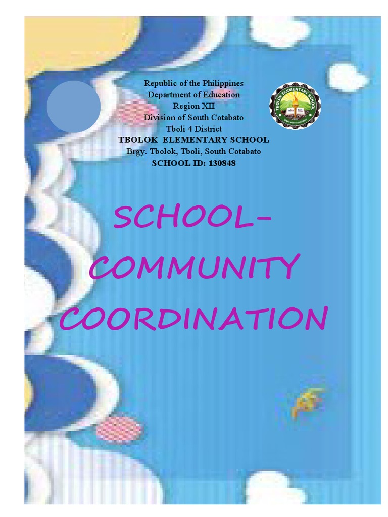School-Community Coordination Plan | PDF | Health Sciences