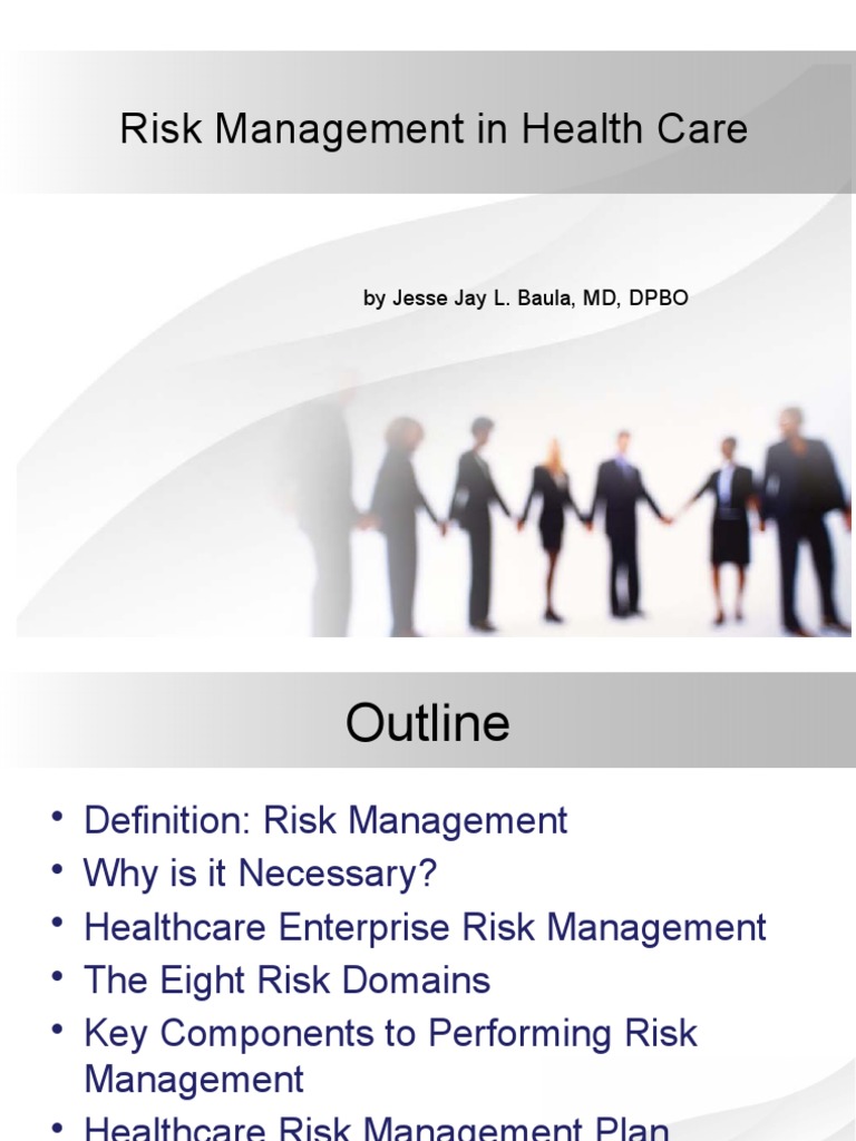 Risk Management in Health Care | PDF | Risk | Risk Management