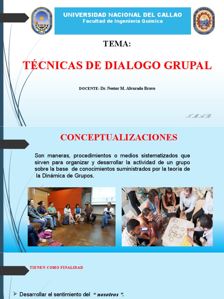 Técnicas de Diálogo Grupal | PDF