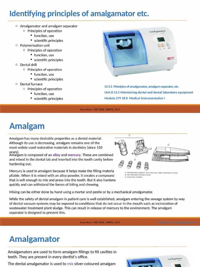Dental Amalgamator: How it Works | PDF | Drill | Light