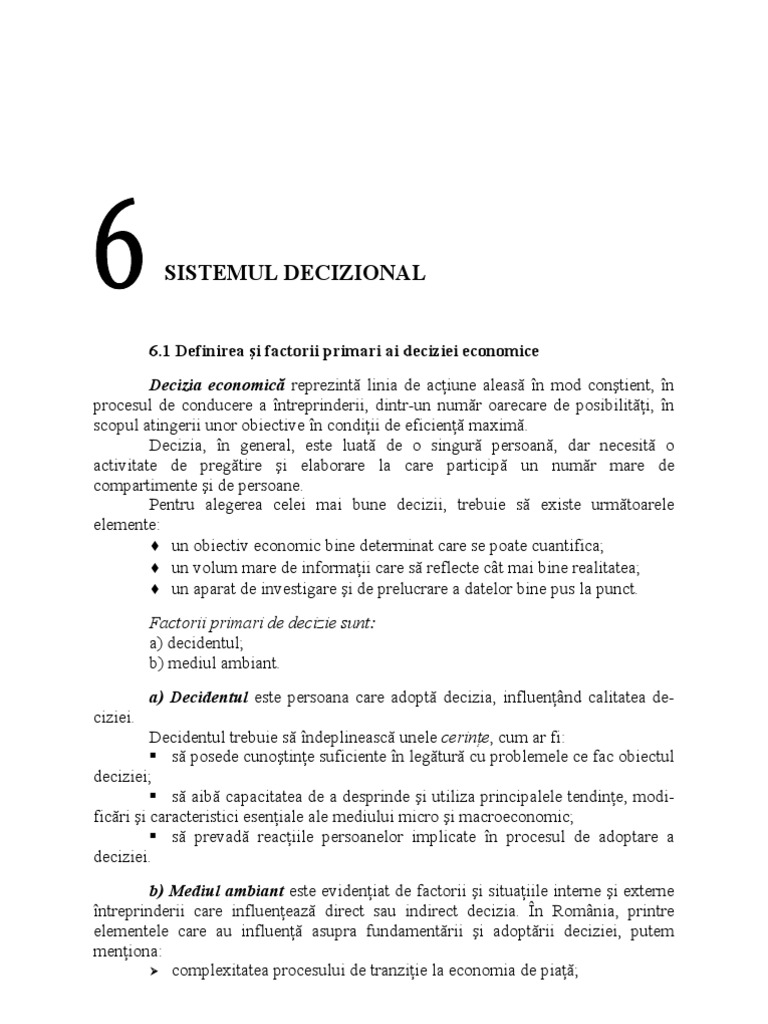MOdele de Decizie | PDF