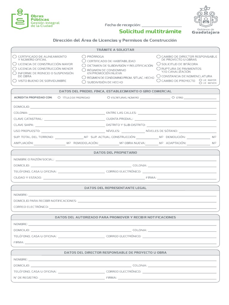 Solicitud Solicitud Multitramite | PDF