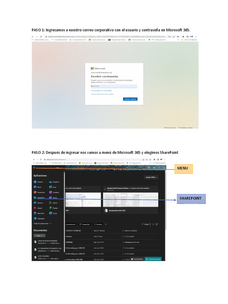 Manual Sharepoint | PDF