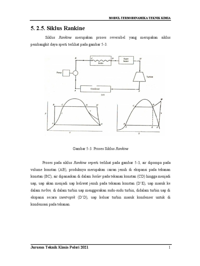 Siklus Rankine | PDF