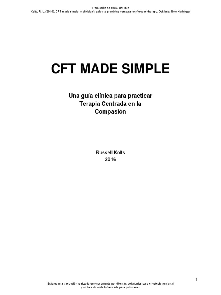CFT Made Simple en Español Traduccion de Voluntarios Chilenos | PDF ...