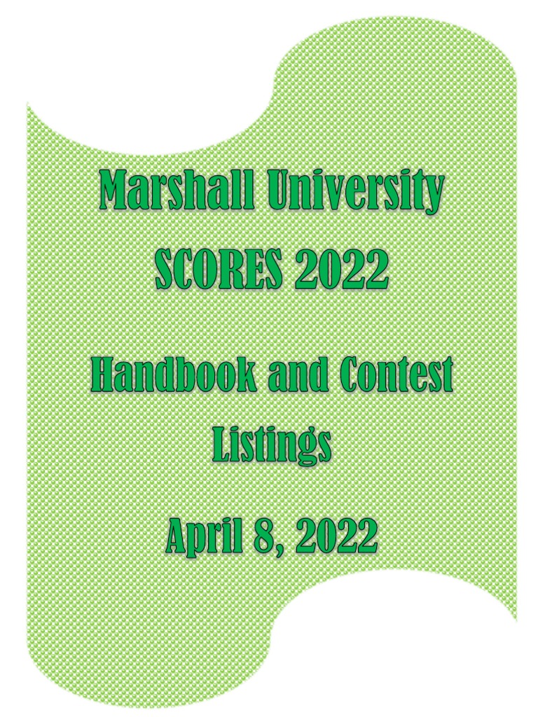 Scores 2022 Handbook (R) | PDF | Monologue | Musical Compositions