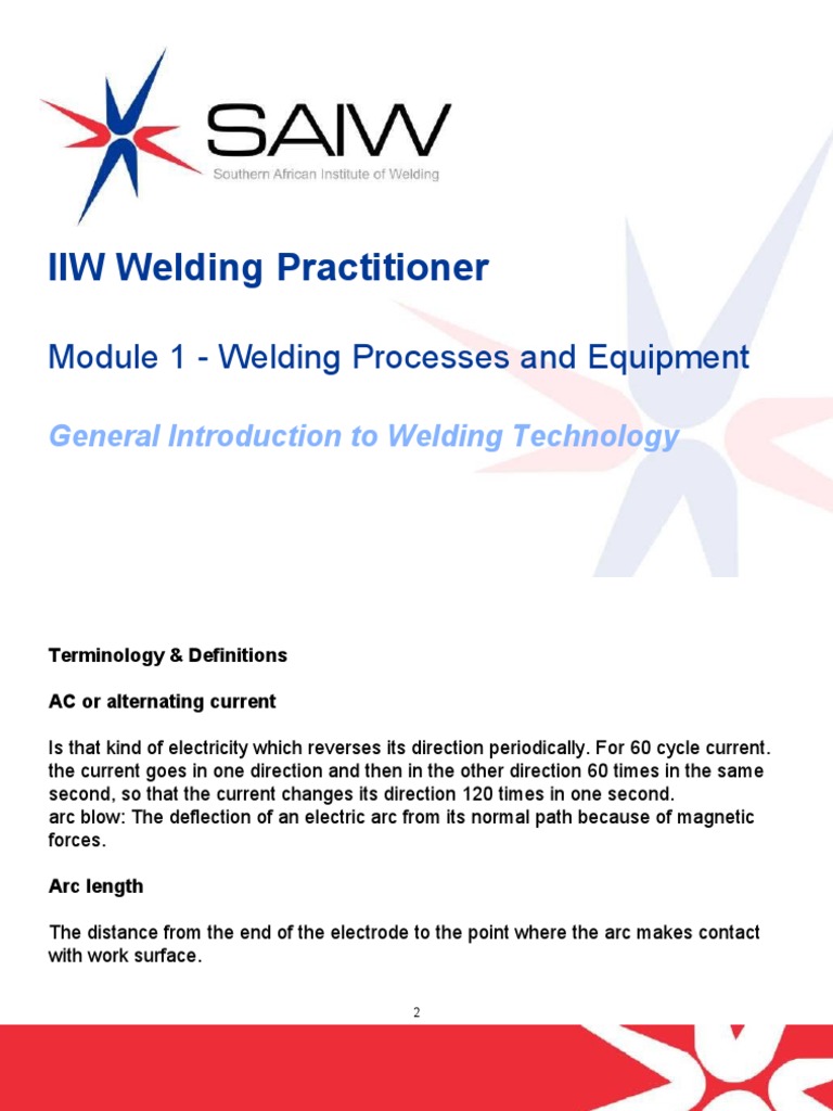 Definitions of Key Welding Terminology: An Extensive Glossary of ...