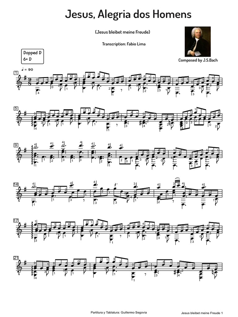 Jesus, Alegria Dos Homens - Solo Partitura | PDF