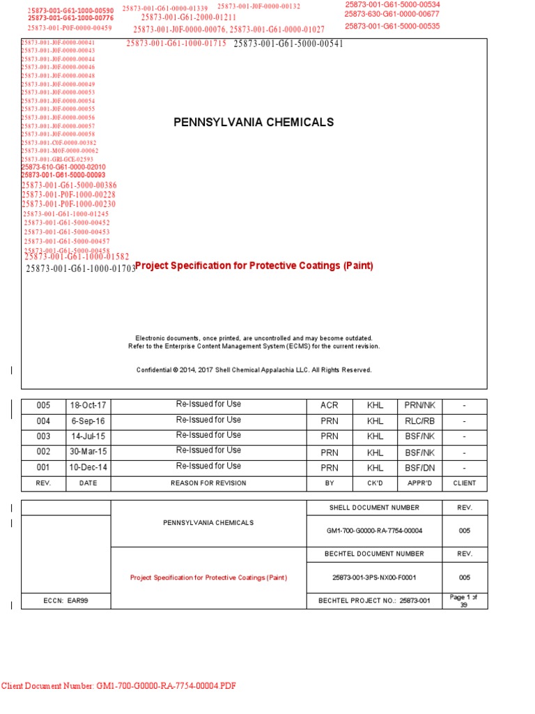 COATING Spec | PDF | Abrasive | Specification (Technical Standard)