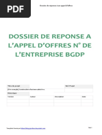 MONTAGE de DOSSIER D'APPEL D'OffRE PARTIE 1 | PDF | Affaires | Finance et gestion monétaire