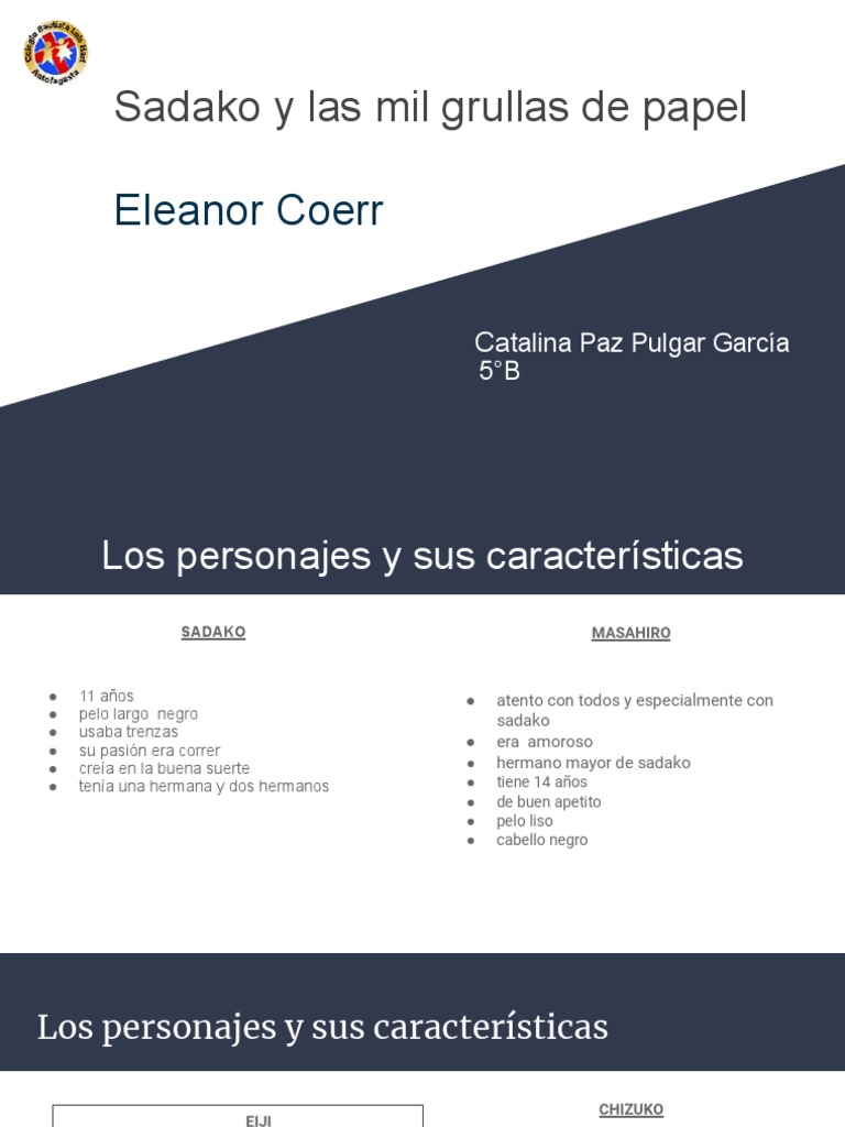 Sadako y Las Mil Grullas de Papel Catalina Pulgar | PDF