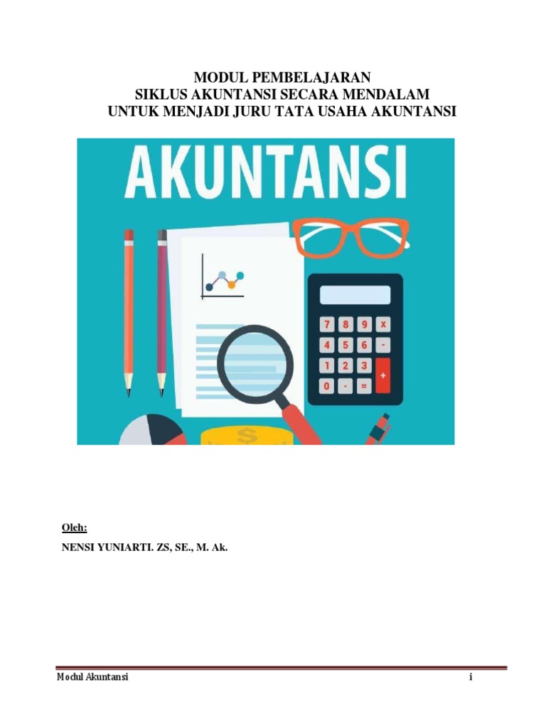 Modul Pembelajaran Siklus Akuntansi Secara Mendalam Untuk Menjadi Juru ...