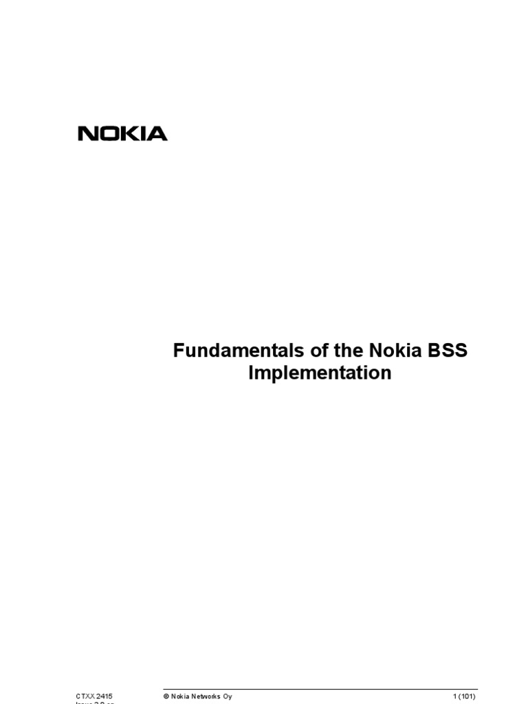 BSNL Nokia BSS Implementation | PDF | Networks | Electrical Engineering