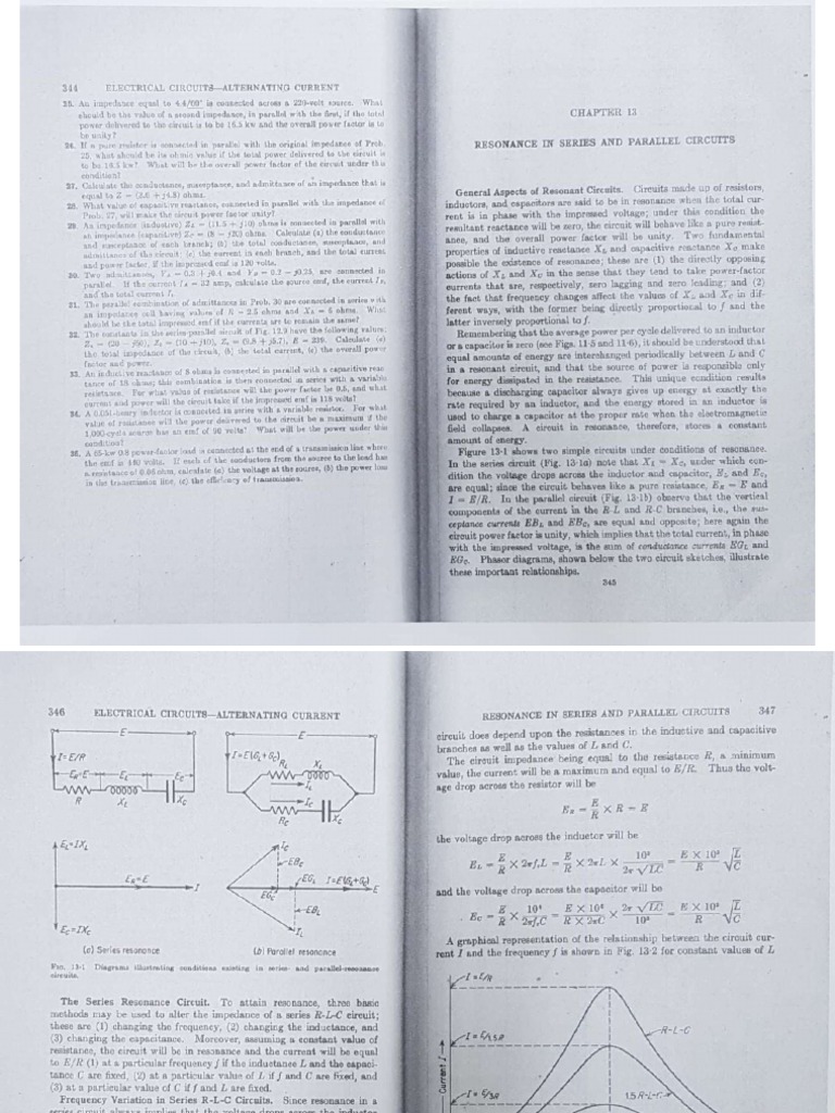 Lesson 8 - Resonance in Series and Parallel Circuits | PDF