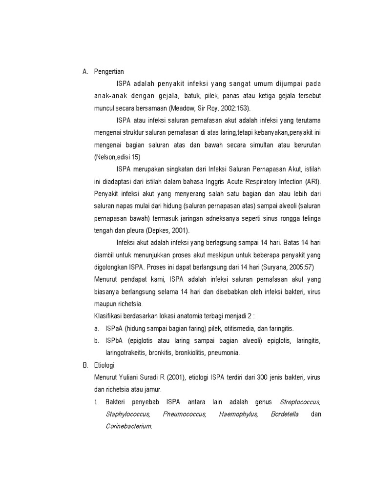 LP Ispa | PDF | Kajian Bahasa Asing | Kesehatan Holistik