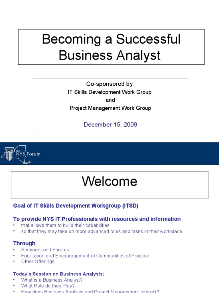 How To Becoming-a-Successful-Business-Analyst | PDF | Software ...