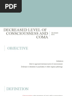 Approach To Altered Sensorium | PDF | Coma | Psychosis