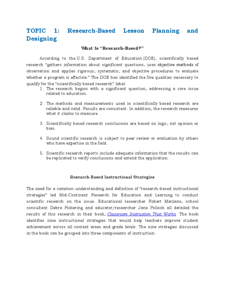 Topics For Inset | PDF | Differentiated Instruction | Lesson Plan