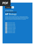 Ap Biology Review One Pagers | PDF