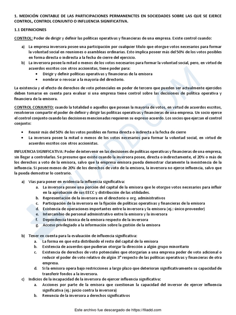 RT 21. VPP - Consolidacion | PDF | Contabilidad | Compartir (Finanzas)
