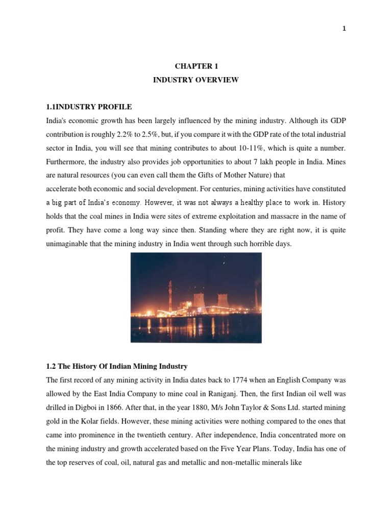 An Overview of the Indian Mining Industry and Company Profile of NLC ...